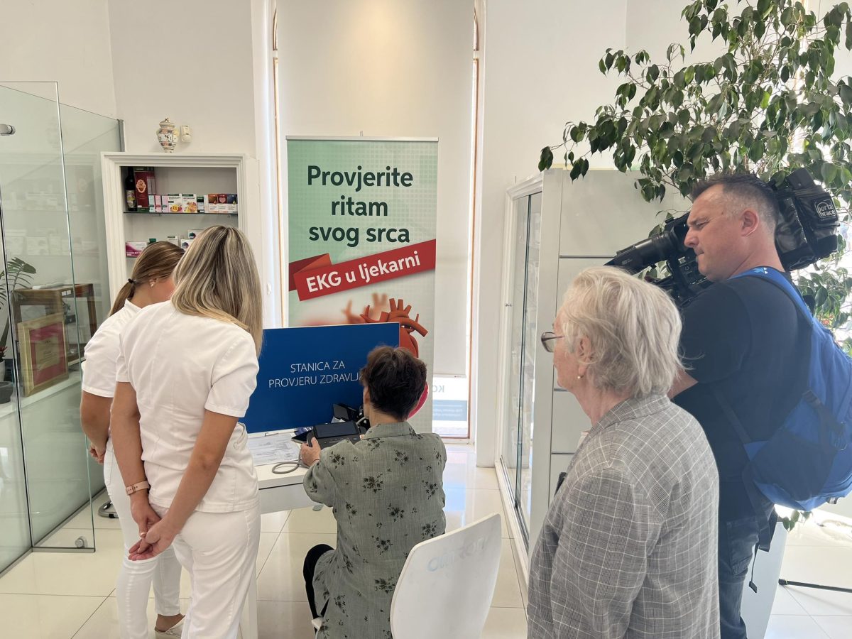 Predstavljen projekt - Provjerite ritam svog srca – EKG u ljekarni ...